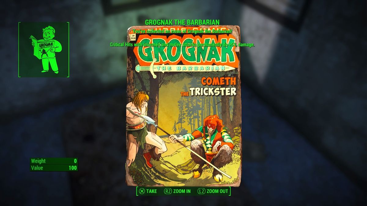 Fallout 4 Grognak the Barbarian - Fallout 4 Comic Book and Magazine ...