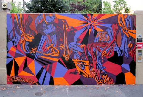 Geometric street art will have you in a trance | Creative Bloq