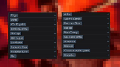 Try to guess these games by their outlandish, absurd Steam Tag pages ...