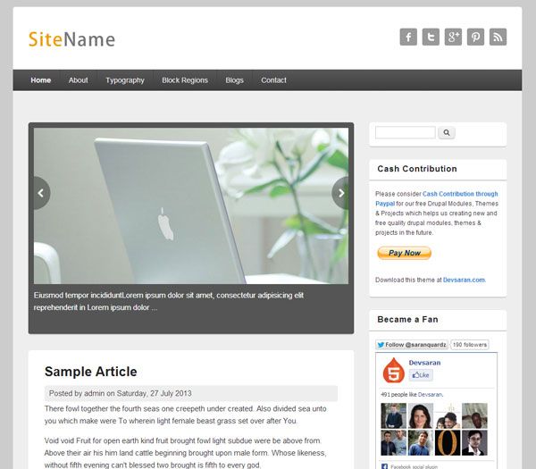 20 top-quality free Drupal themes | Creative Bloq