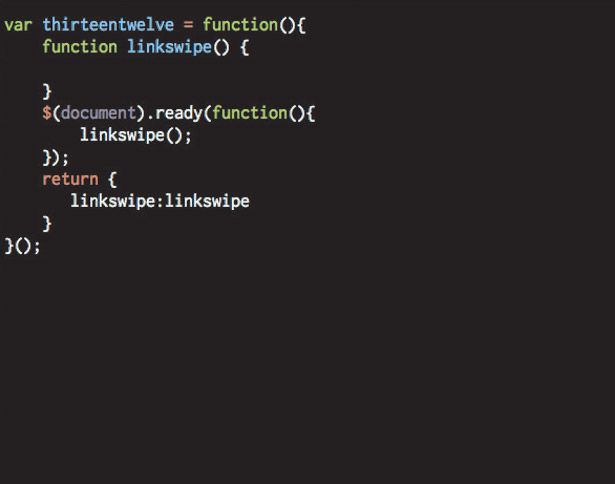 JavaScript animations: the link swipe | Creative Bloq