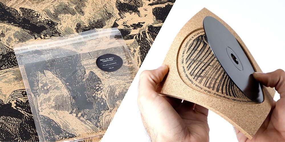 Innovative cork album cover is a screen-printed delight | Creative Bloq