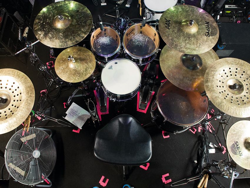 Drum kits of the pros: stars' live and studio drum setups in pictures ...