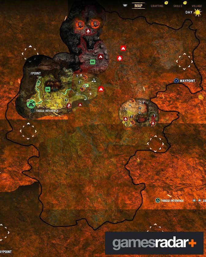 See just how big Far Cry Primal's map really is | GamesRadar+