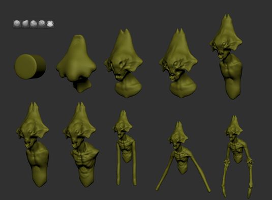 Create a realistic alien with ZBrush in 11 easy steps | Creative Bloq