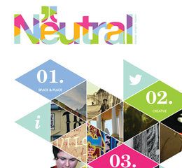 Neutral Magazine experiments with triangle-based navigation | Creative Bloq