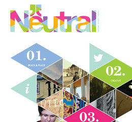 Neutral Magazine experiments with triangle-based navigation | Creative Bloq