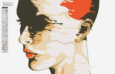 Create a drip-effect portrait in Illustrator | Creative Bloq