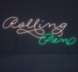 New calligraphy typeface dazzles in neon lights | Creative Bloq