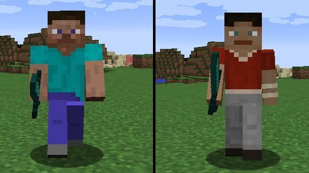 Minecraft developer teases character model update with three-pixel arms ...