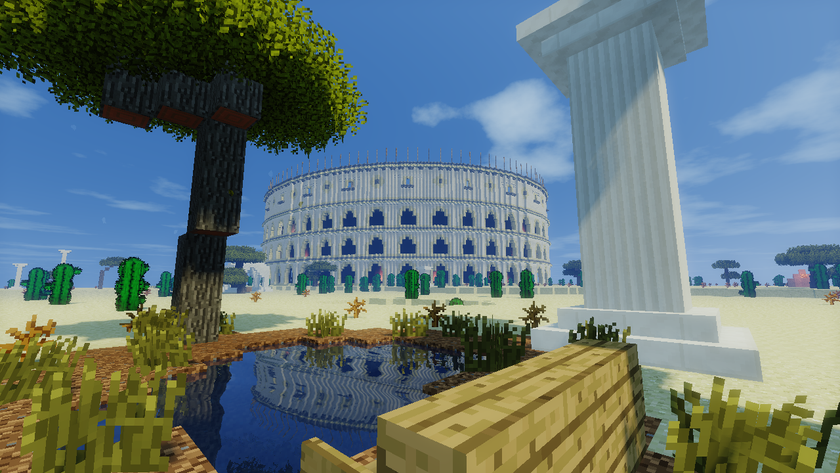 Minecraft adventure map recreates Wonders of the World | PC Gamer