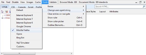 Discover the F12 developer tools in IE9 | Creative Bloq