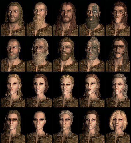The Elder Scrolls V: Skyrim character screenshots show every race | PC ...