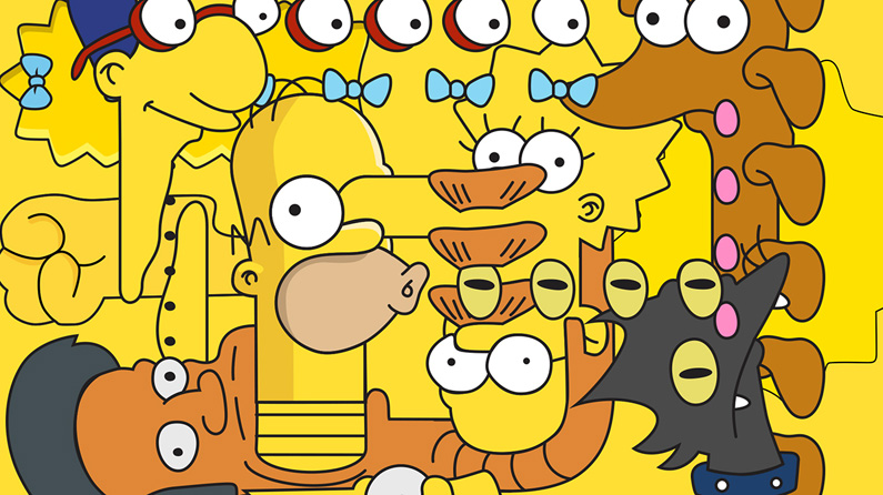 Idents give The Simpsons an abstract twist | Creative Bloq