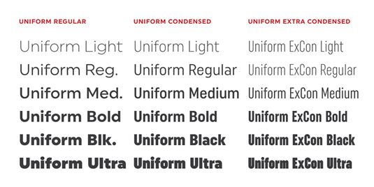 Font of the day: Uniform | Creative Bloq