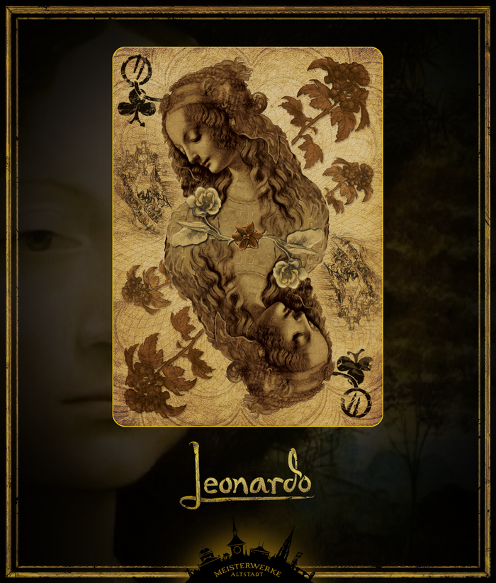 Leonardo da Vinci brought back to life with beautiful playing cards ...