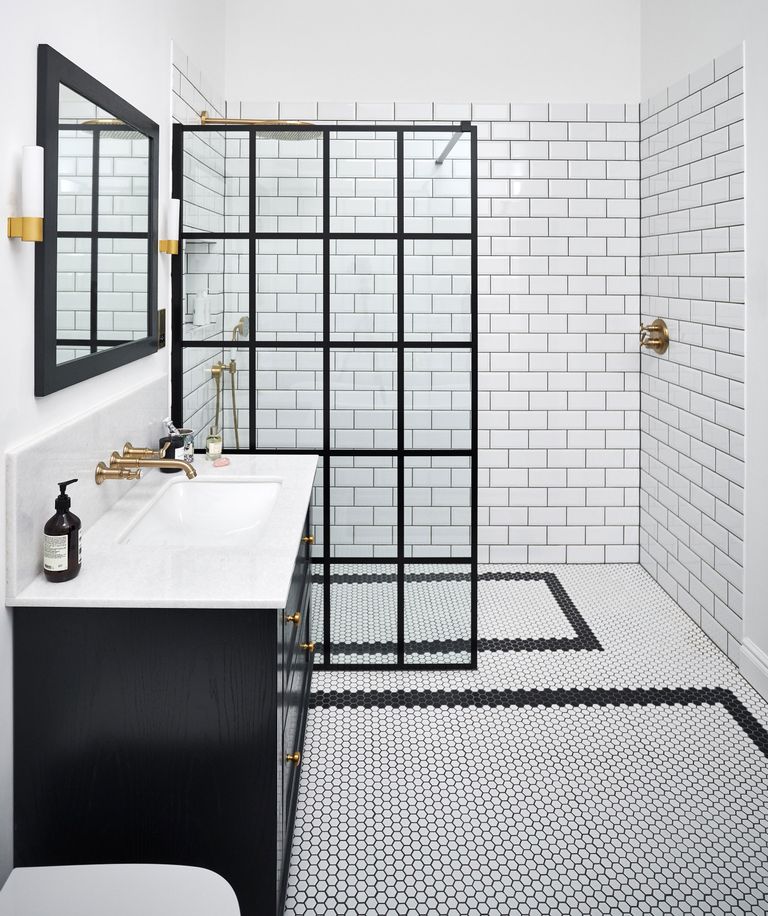 13 shower floor tile ideas for colour, layout and design | Livingetc