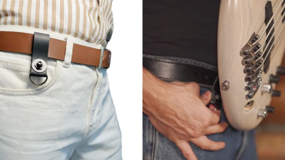 The Axle Strap Support straps your guitar to your belt | Guitar World