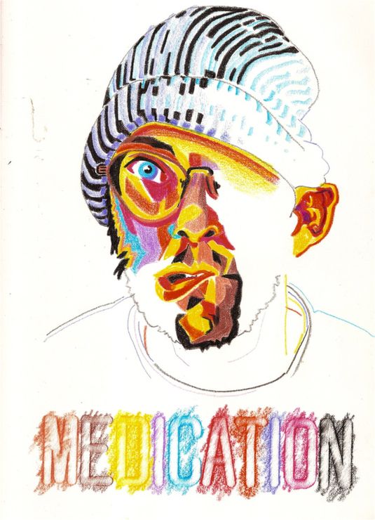 Artist creates experimental self portrait series on drugs | Creative Bloq