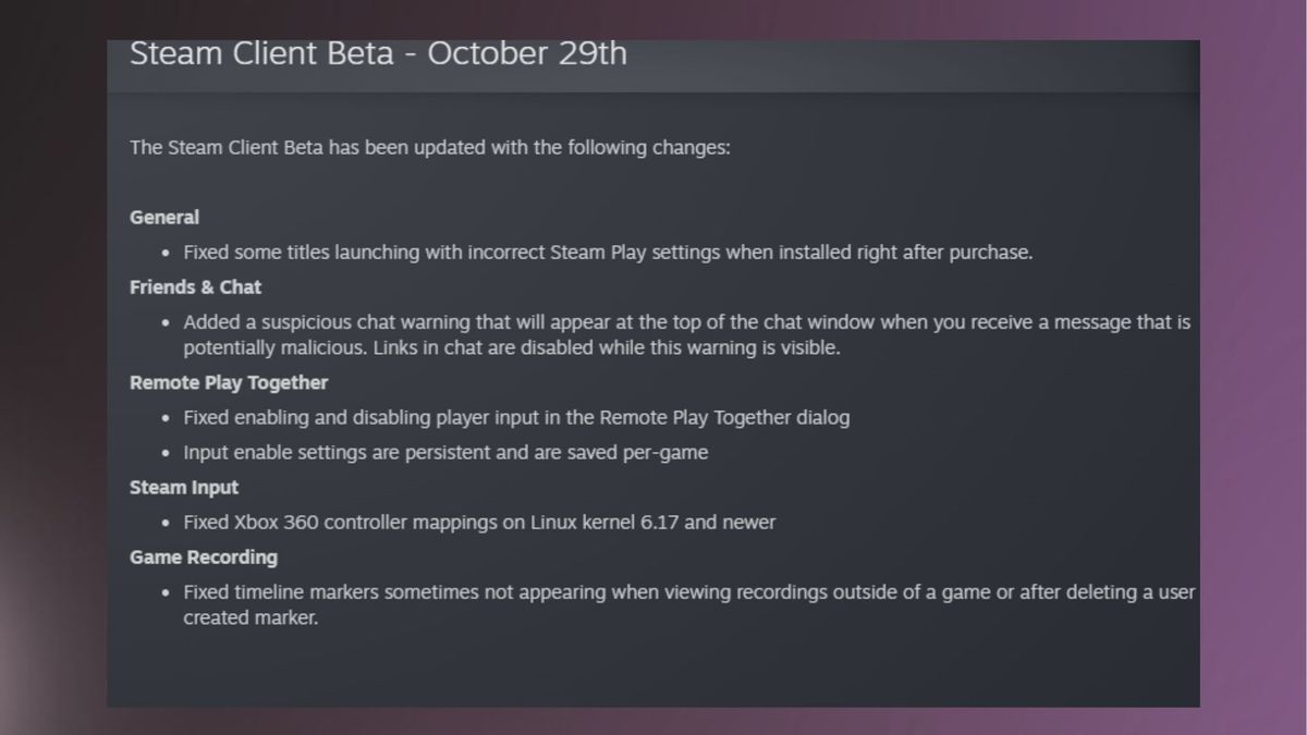 The latest Steam beta adds 'a suspicious chat warning' when you receive ...