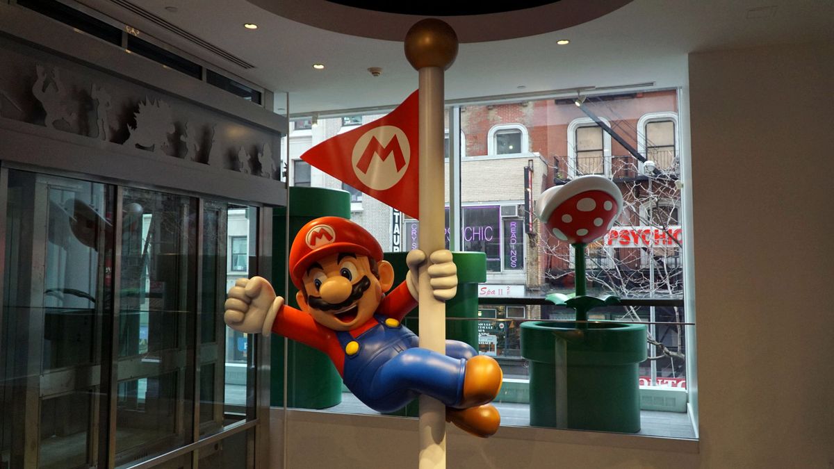 The Nintendo NY store grand re-opening was a Mario fan's dream | TechRadar
