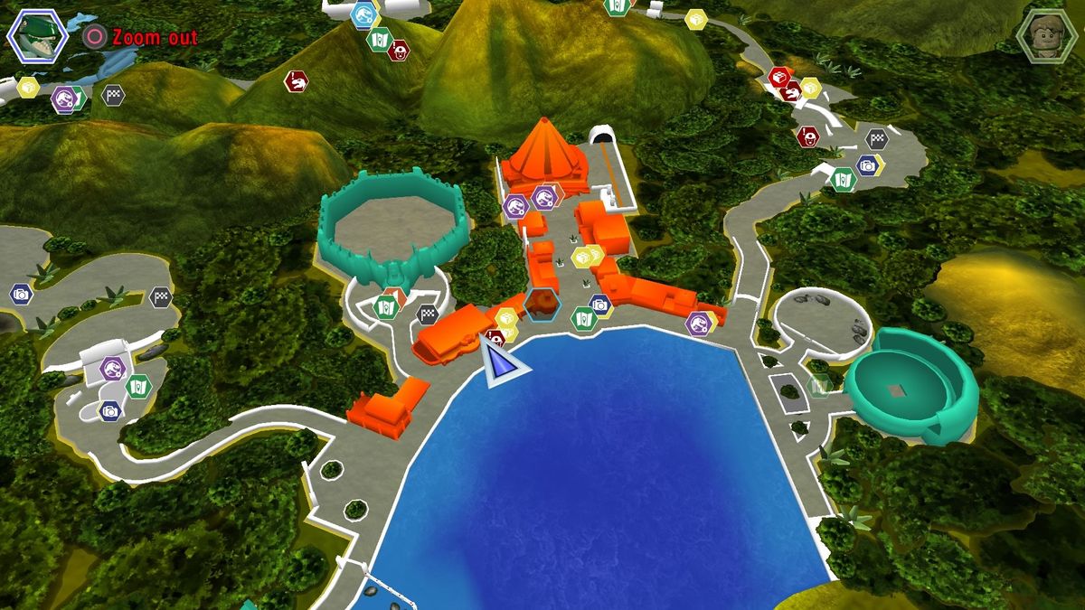 Photograph locations in Jurassic World - Lego Jurassic World Photograph ...
