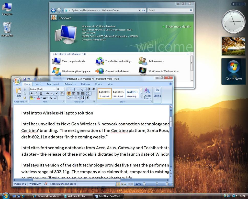 Test drive Windows Vista - online | TechRadar