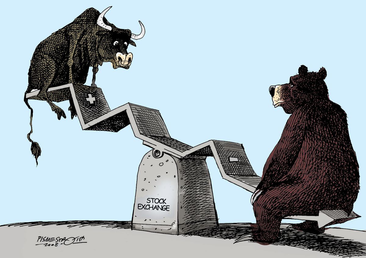 Editorial cartoon U.S. Stock Market Crash | The Week