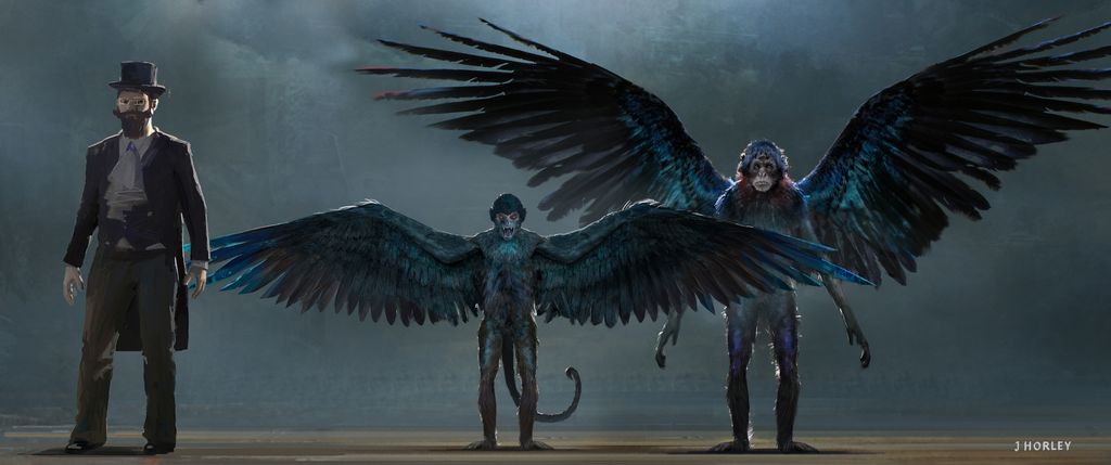 Wicked's concept art revealed - from Defying Gravity to flying monkeys ...