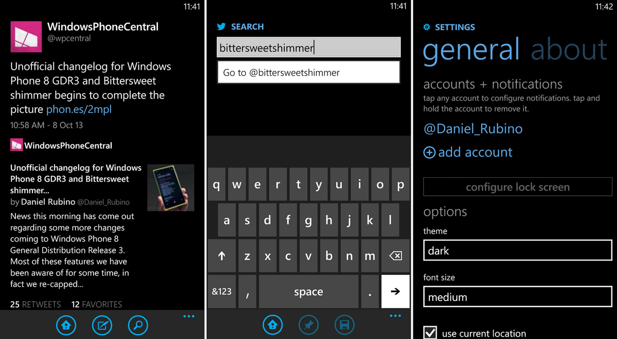 Official Twitter app for Windows Phone gets dark theme, new languages ...