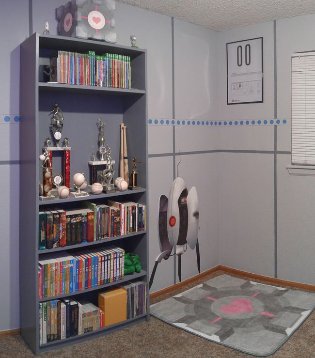 This Portal-themed bedroom is a huge success | PC Gamer