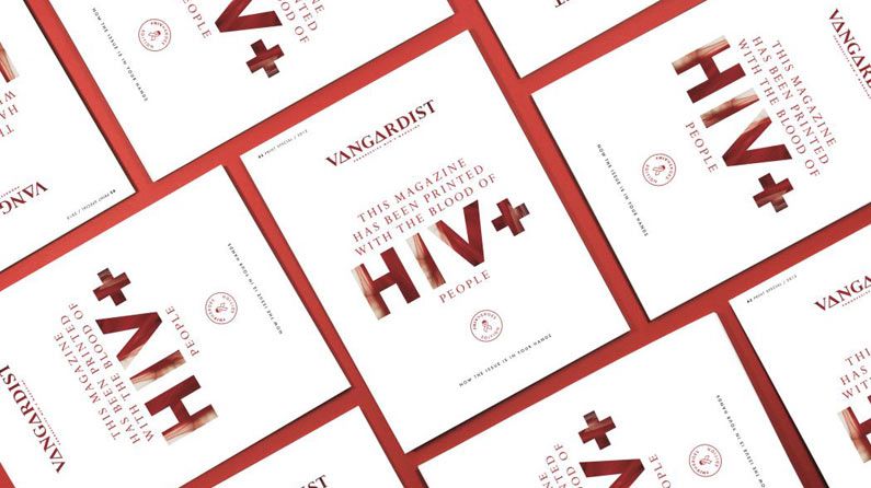 Publisher prints mag using HIV+ blood | Creative Bloq