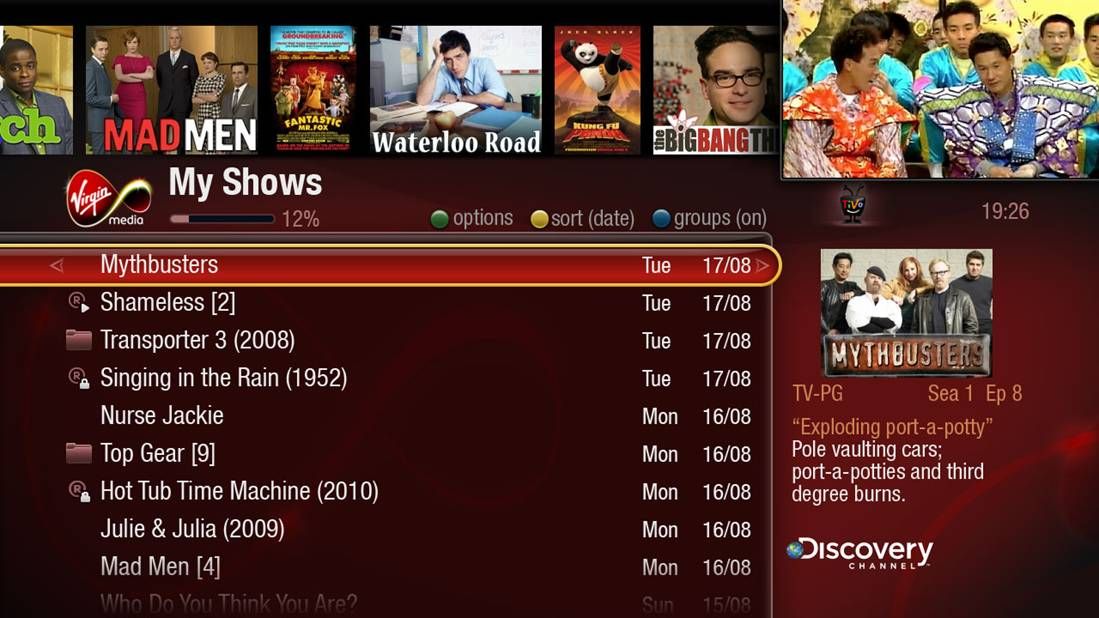 Virgin Media powered by TiVo: TV Guide - Virgin Media TiVo review ...
