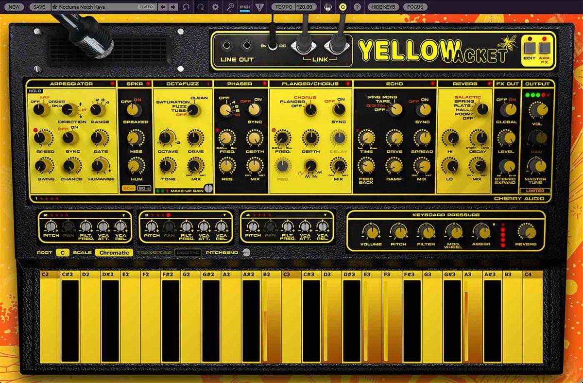 What’s the buzz? Meet Yellowjacket, Cherry Audio's recreation of EDP’s trend-setting Wasp from ...