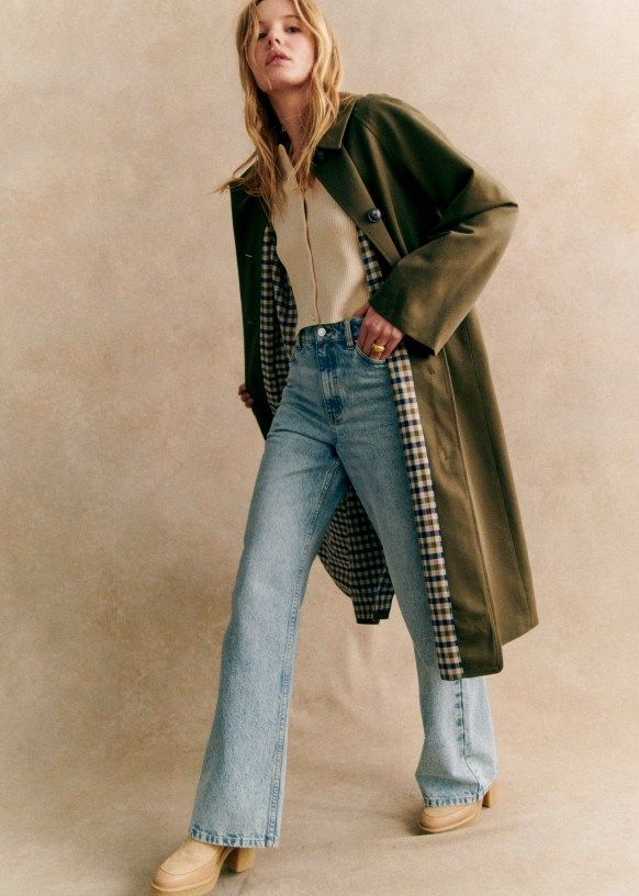 How Sézane's Trench Coat Took French-Girl Layering Worldwide | Marie Claire