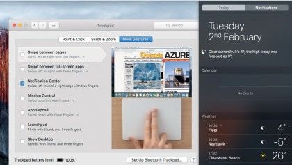 How to use edge swipes - How to create your own trackpad gestures on a ...