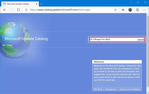 How to install a printer using the Windows Update Catalog driver on ...