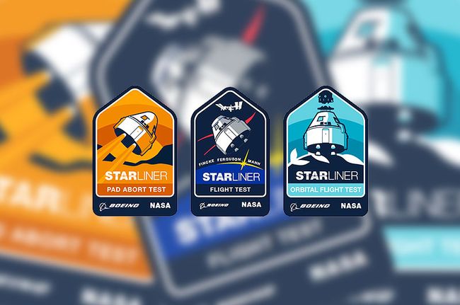 Boeing Astronaut Reveals Mission Patches for Starliner Flight Tests | Space