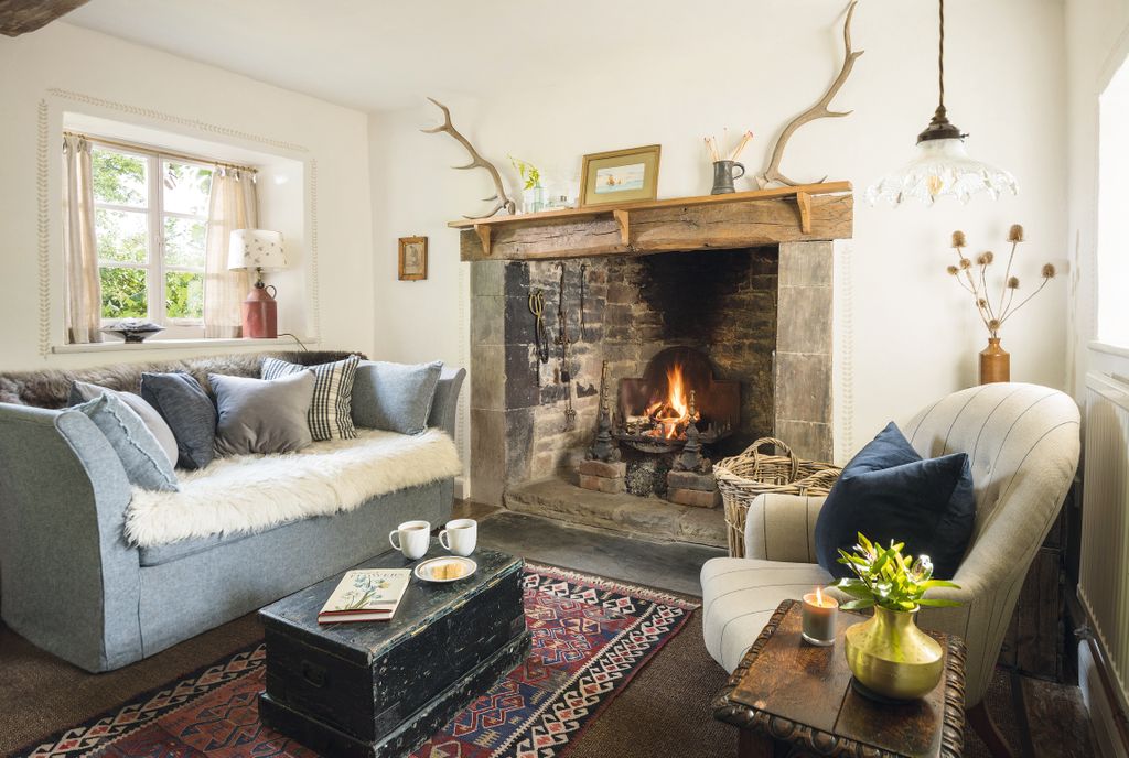 Real home: a rustic cottage beautifully restored using traditional ...