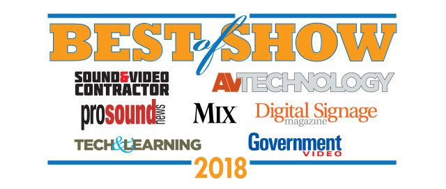 AV Technology Names Best of Show Winners at InfoComm 2018 | AVNetwork