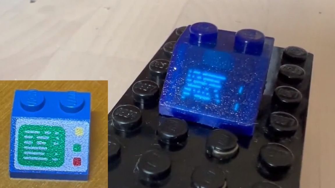 Custom LEGO Computer Brick Has Working OLED Display | Tom's Hardware