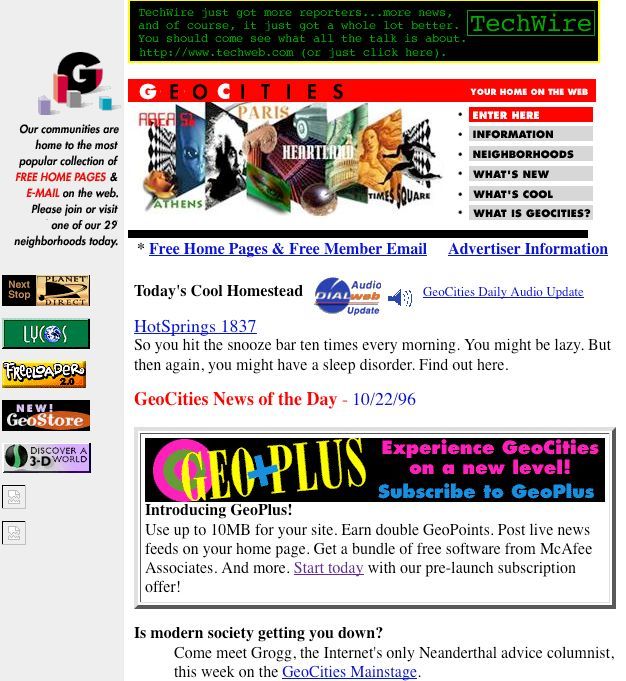 GeoCities closes: fond memories of free sites and terrible web design ...