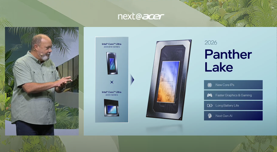 Acer shows off the very first Intel Panther Lake laptop with what's ...