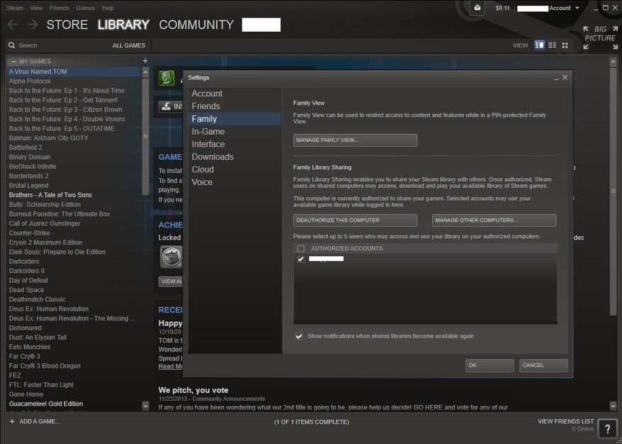How to Share Steam Games | PC Gamer