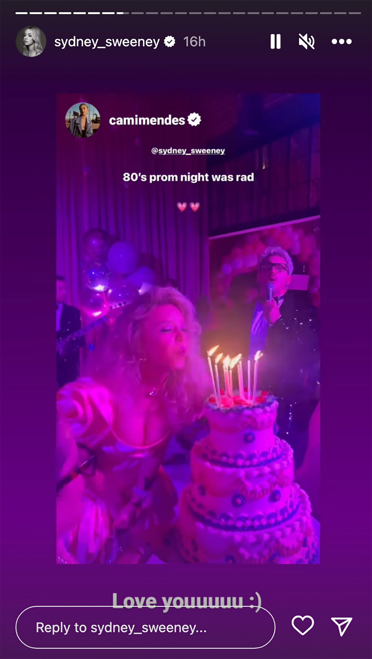 Sydney Sweeney Went Full ’80s Prom Barbiecore For Her Birthday, And Hi ...