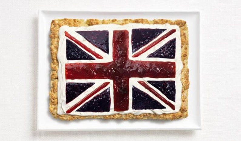 Flags recreated with nations' favourite foods | Creative Bloq