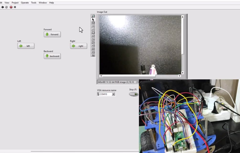 Raspberry Pi Pico Powers Surveillance Robot With Labview Interface