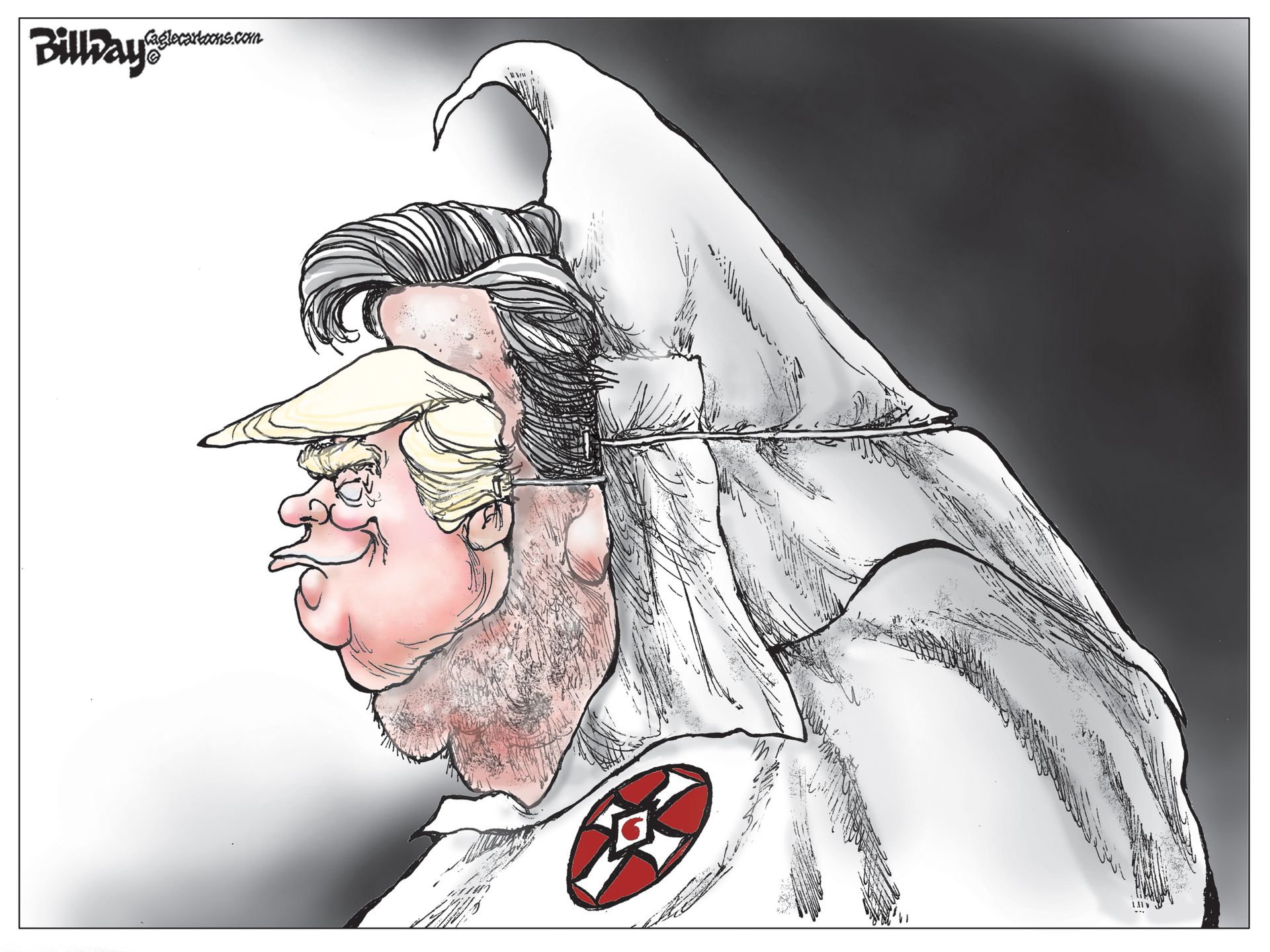 Political Cartoon U.S. Donald Trump Steve Bannon KKK | The Week