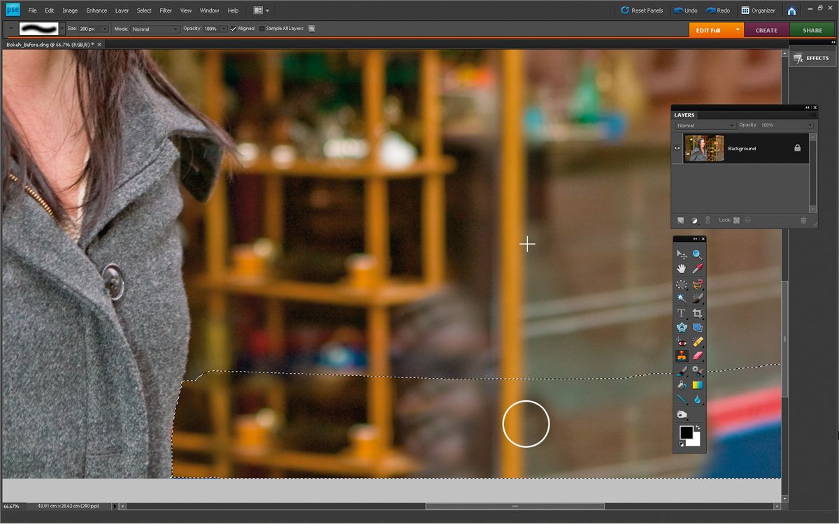 Give a portrait a soft-focus background | Creative Bloq