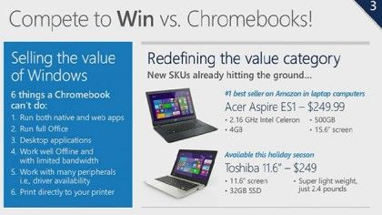 Microsoft outs super-cheap Windows laptops to take on Chromebooks ...